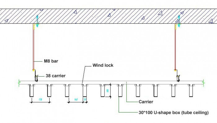 Method Statement For False Ceiling Works Gypsum Board, Beam Grid ...